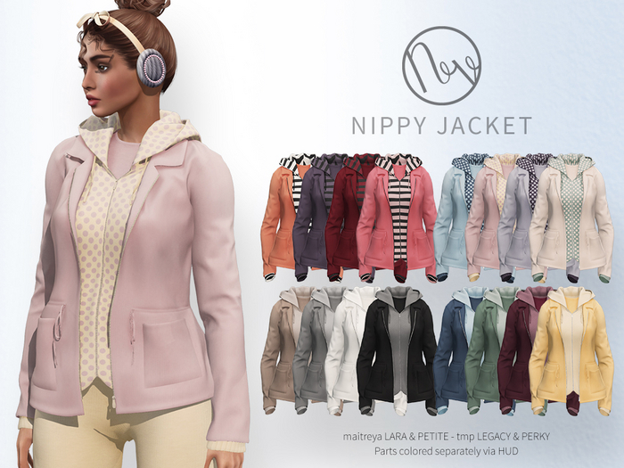 Second Life Marketplace Neve Jacket Nippy Fatpack